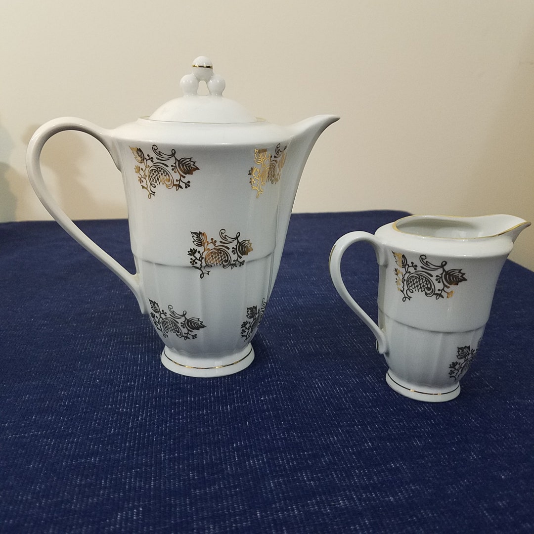 Vintage Richard Ginari 1949 Italian Porcelain Tea Coffee Pot and ...