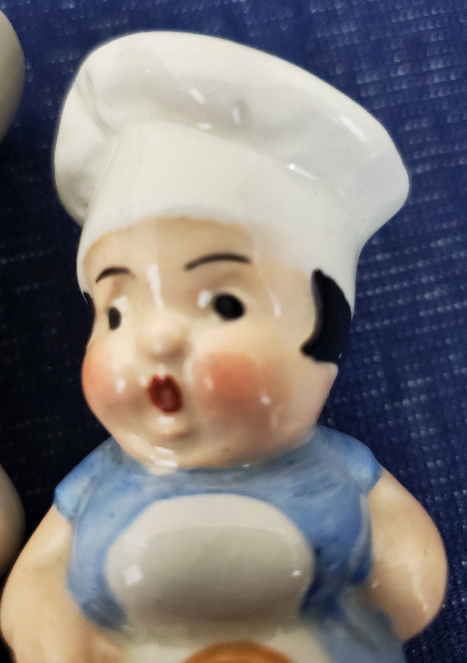 Vintage 1950s Chef Couple Hand Painted Salt and Pepper Shakers Crafted ...