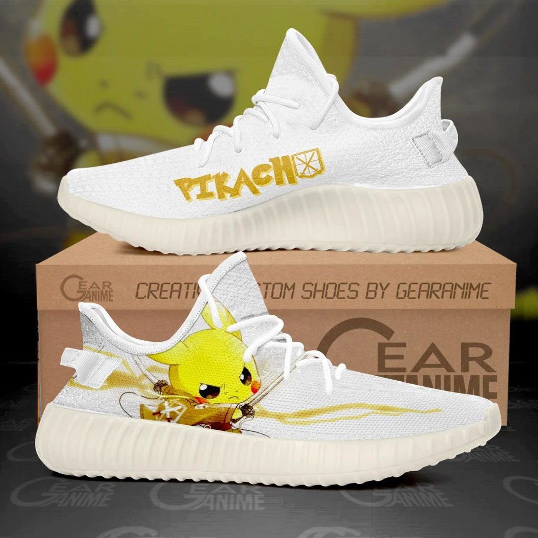 AOT Mashup Pikachu Shoes Pokemon Anime Sneakers TT11 - Etsy