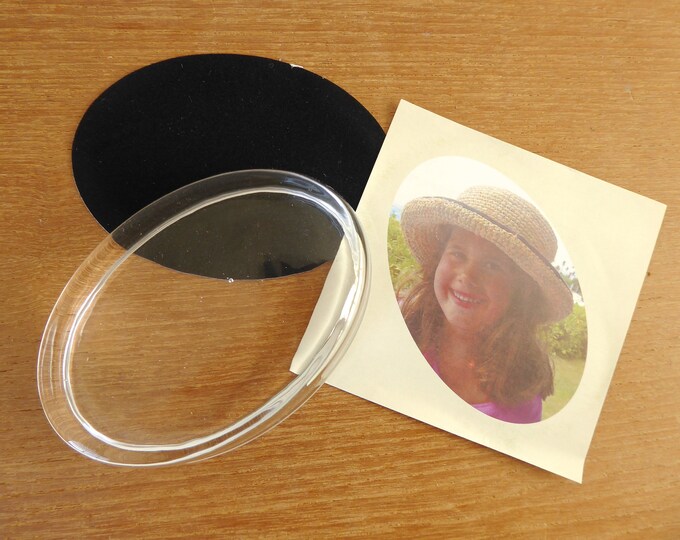 TWO Memory Block DIY Clear Glass Paperweights Add Image for - Etsy