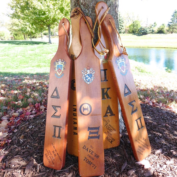 Fraternity Paddles - Etsy