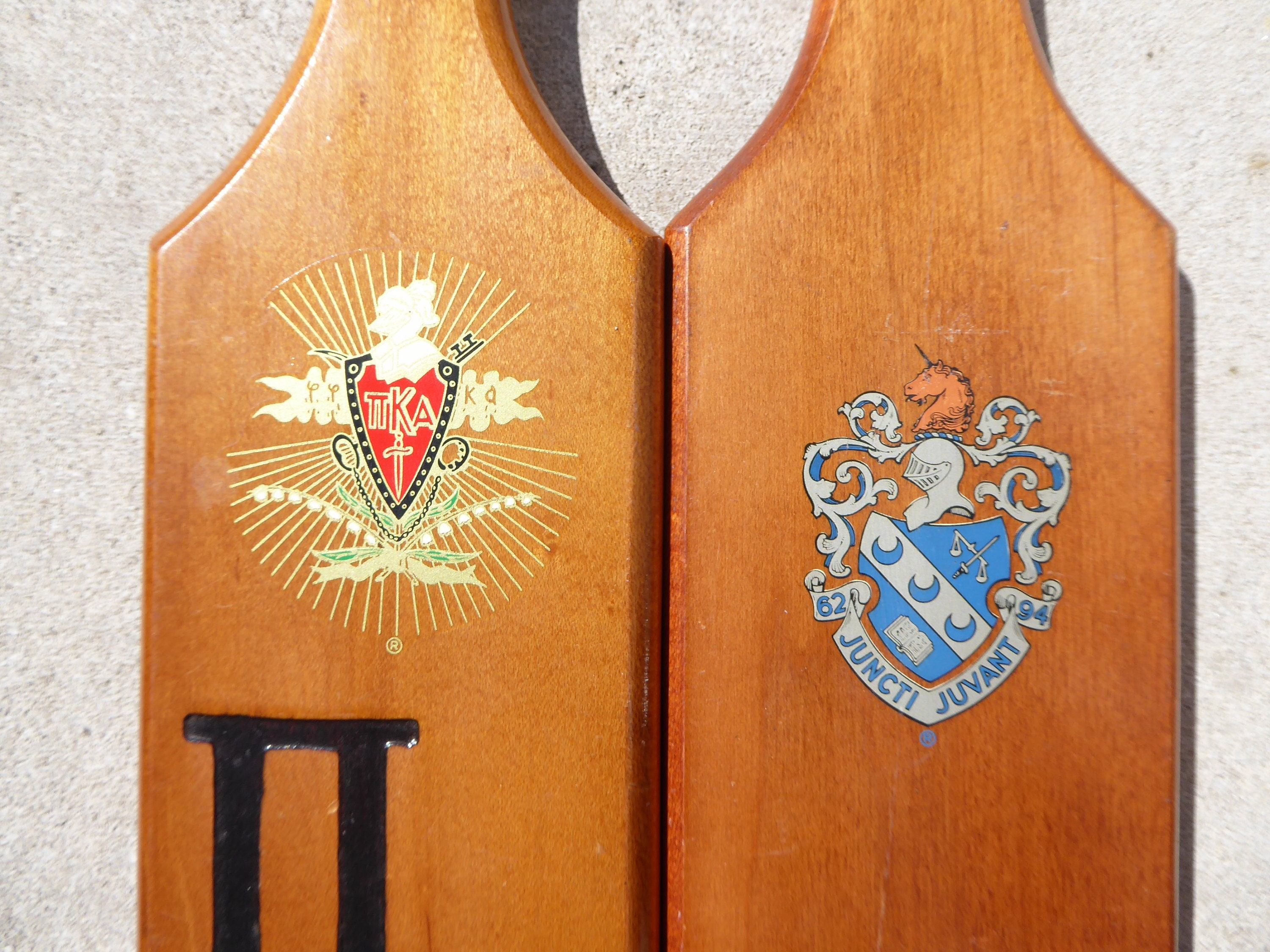 Vintage sorority and fraternity paddles from Indiana and - Etsy 日本