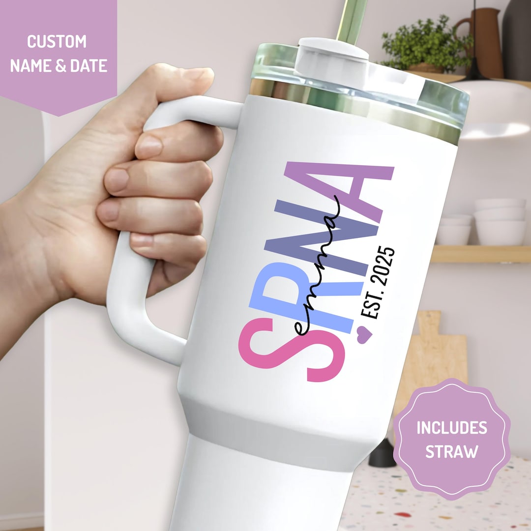 SRNA Gift Student Nurse Anesthetist Tumbler Gift Nurse Grad Gift ...