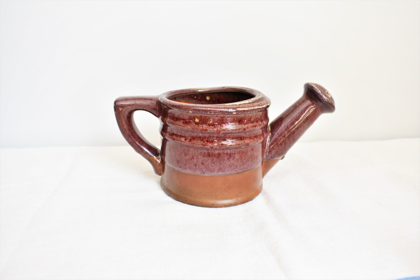 Vintage Pottery Planter Brown Glazed Pottery Studio Pottery | Etsy