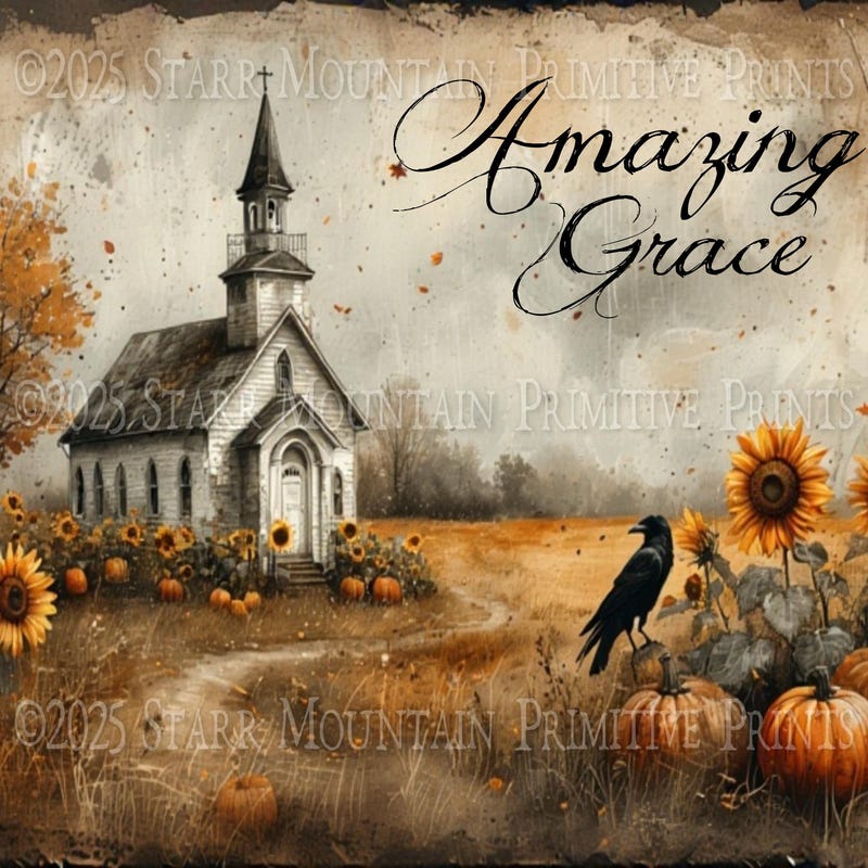 Amazing Grace Print - Etsy