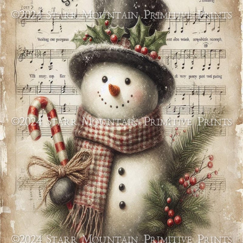 Primitive Candy Cane Svg - Etsy