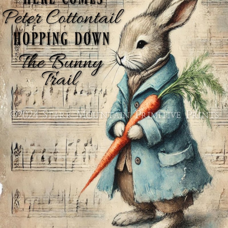 Peter Cottontail - Etsy