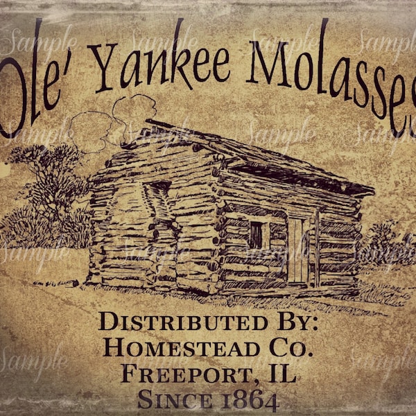 Molasses Labels - Etsy