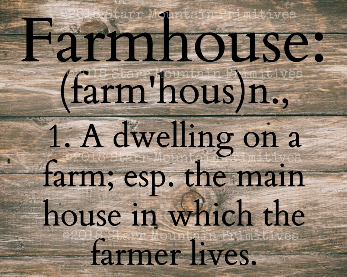 Primitive Farmhouse Meaning Definition Label Digital Image Feedsack ...