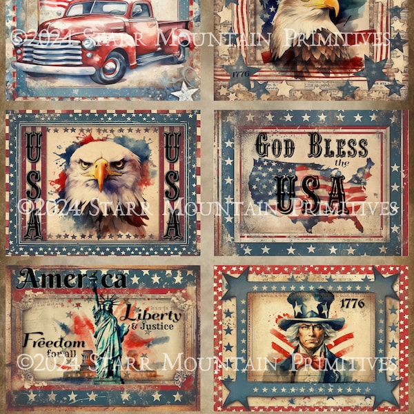 Patriotic Magnets - Etsy