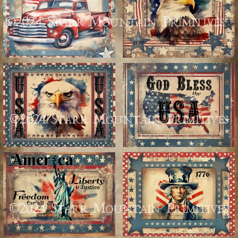 Patriotic Magnets - Etsy