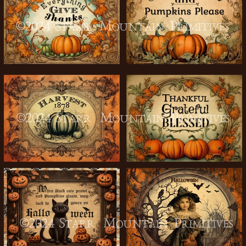 Primitive Autumn Ornament - Etsy