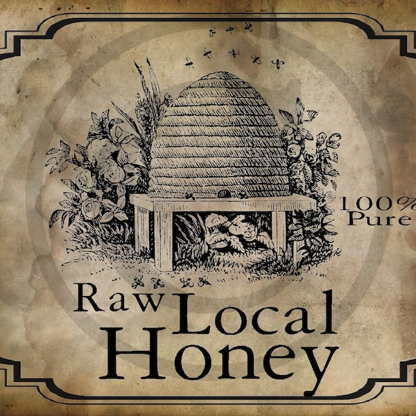 Honey Labels - Etsy