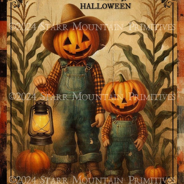 Primitive Halloween - Etsy