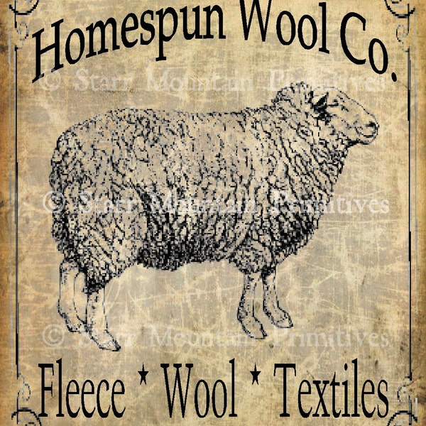 Primitive Sheep - Etsy