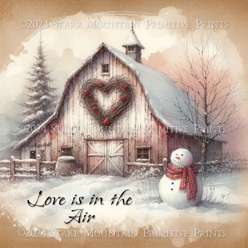 Primitive Snowmen Labels - Etsy