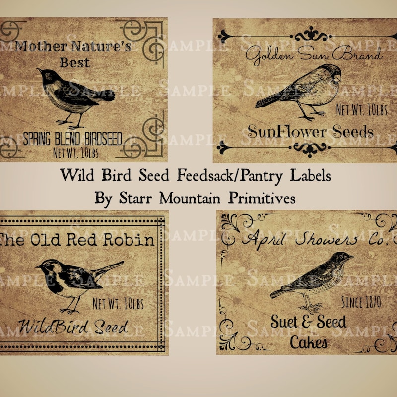 Bird Seed Memorial Packets - Etsy