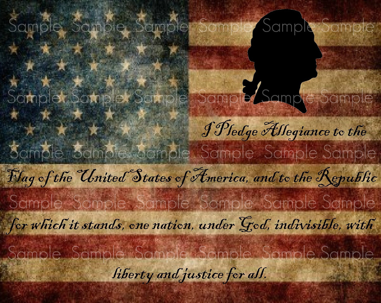 American Flag Pledge