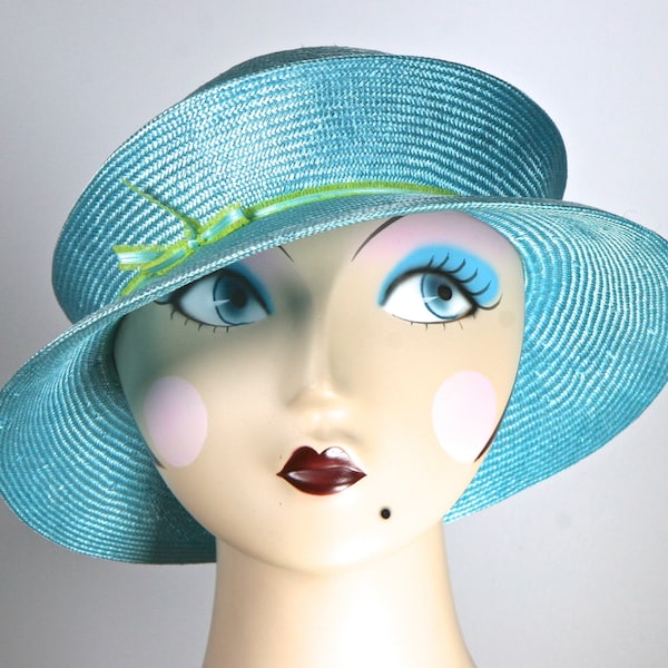 Straw Cloche Hat - Etsy