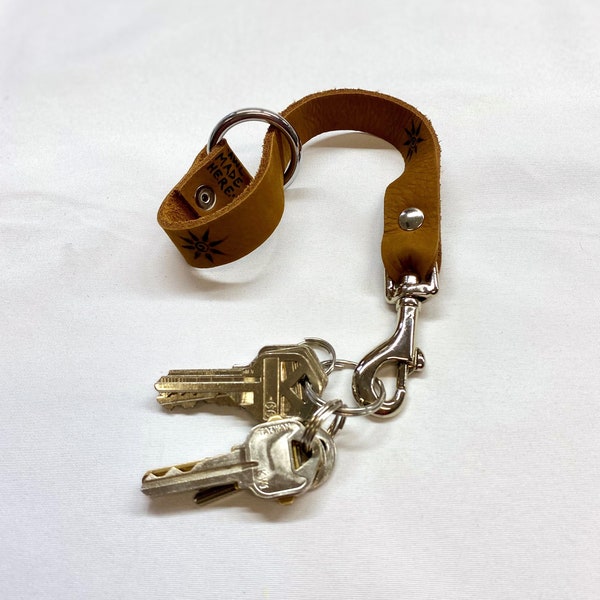 Leather Key Strap - Etsy