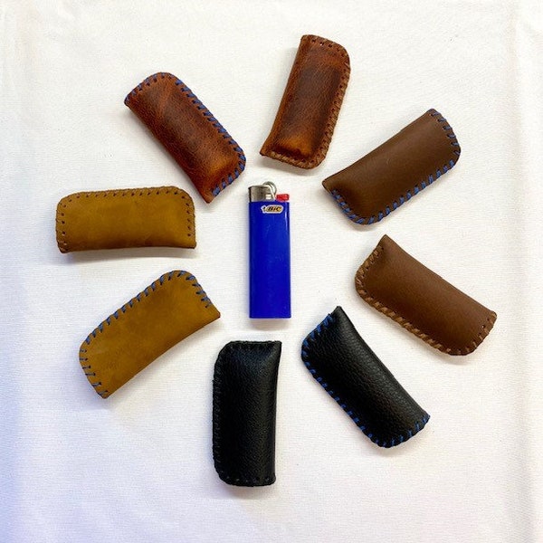 Leather Lighter Case - Etsy