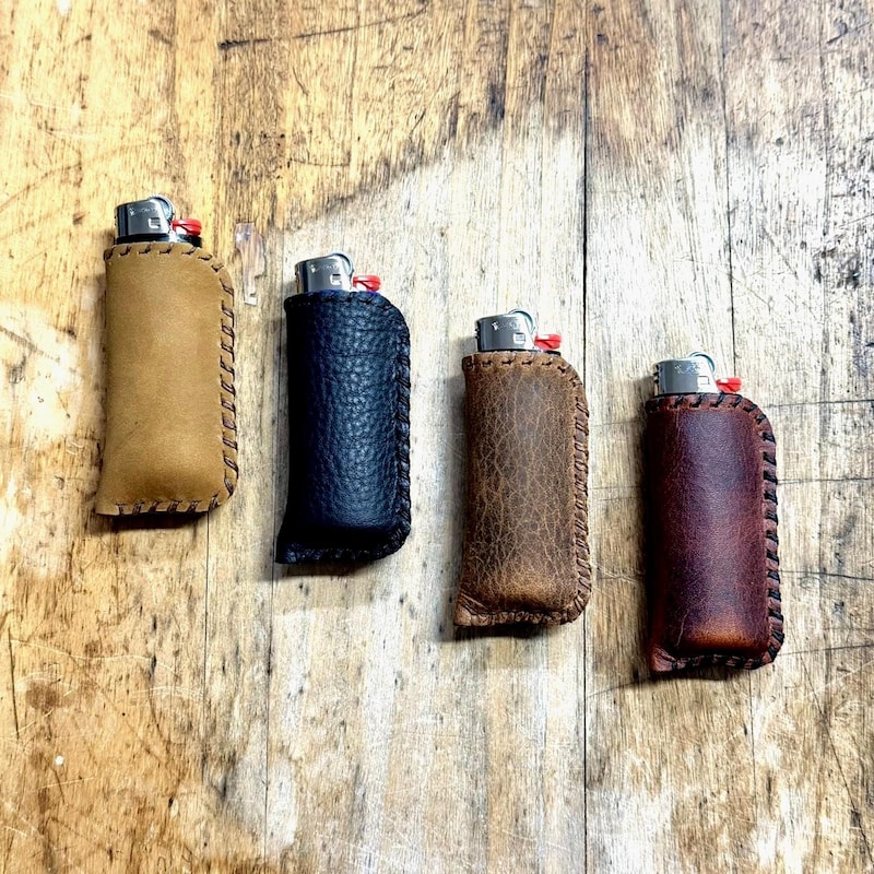 Leather Lighter Case - Etsy