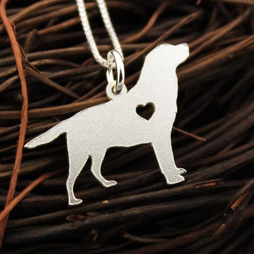 Labrador Necklace Personalized Engraveable Sterling Silver - Etsy