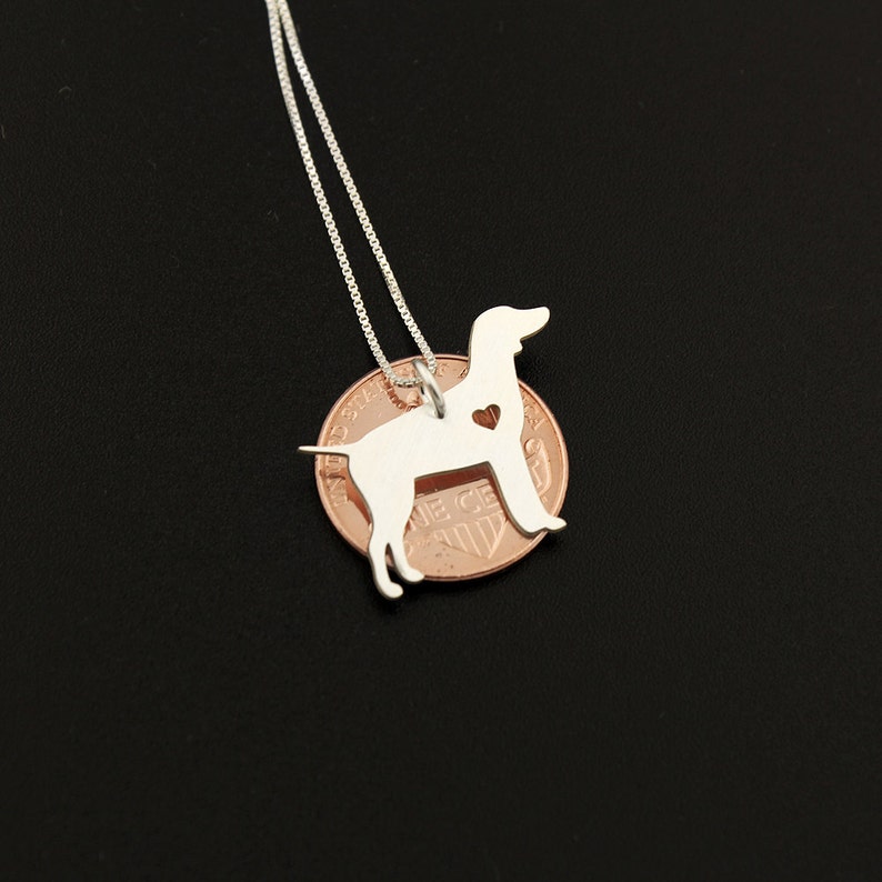 German Pointer necklace sterling silver dog breeds pendant w/ | Etsy