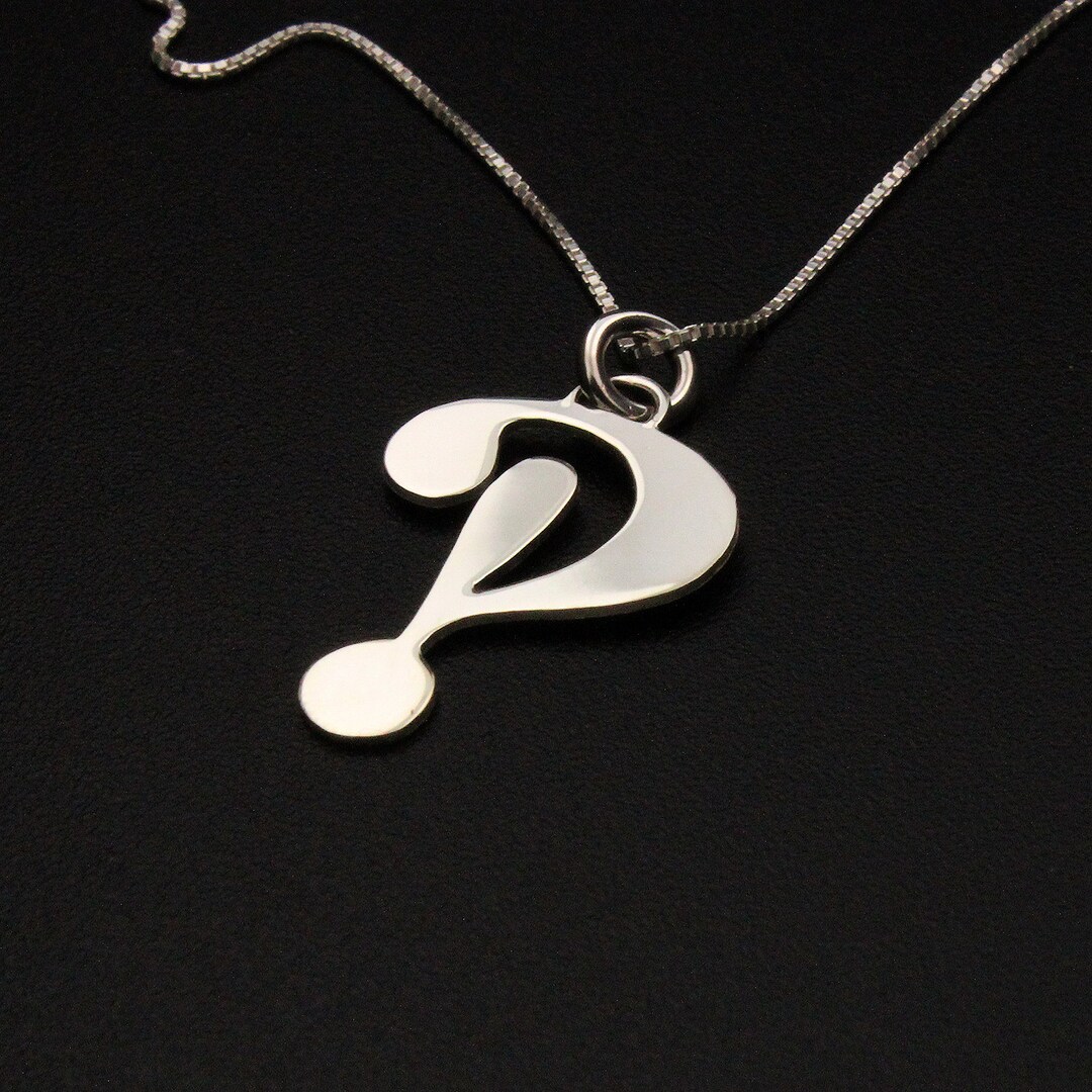 Question Mark and Exclamation Mark Necklace Sterling Silver Question ...