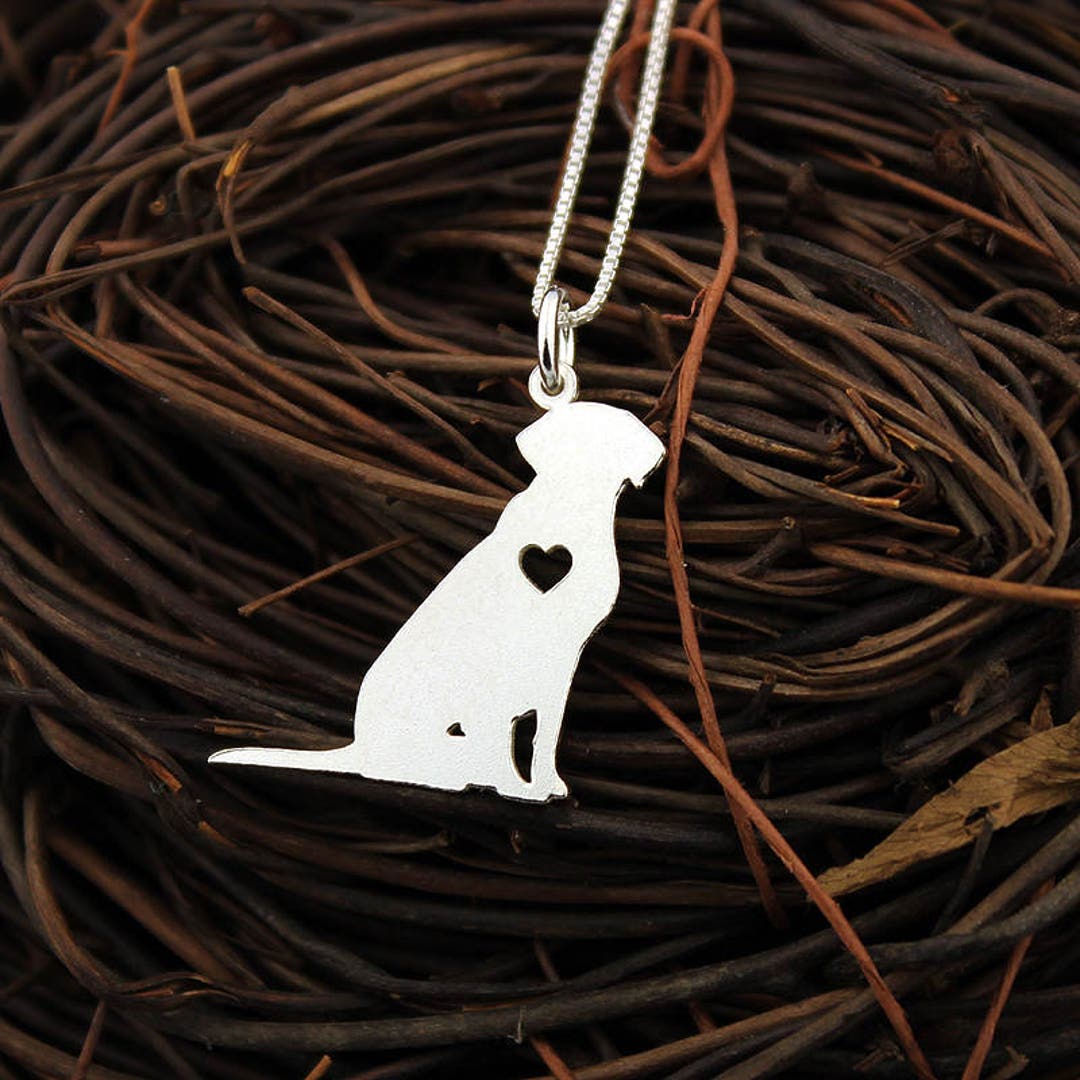 Labrador Necklace Personalized Engraveable Sterling Silver Labrador ...