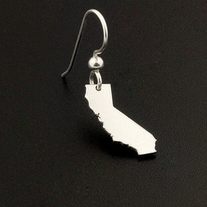 California Earrings State Earrings All STATES Are Available Sterling ...