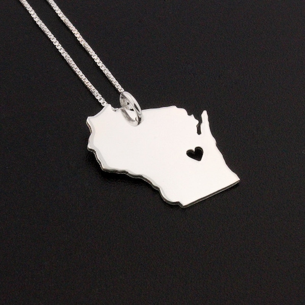 Wisconsin Necklace - Etsy