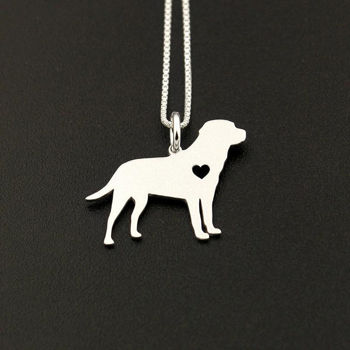 Labrador Retriever Necklace Sterling Silver Dog Breeds Pendant | Etsy