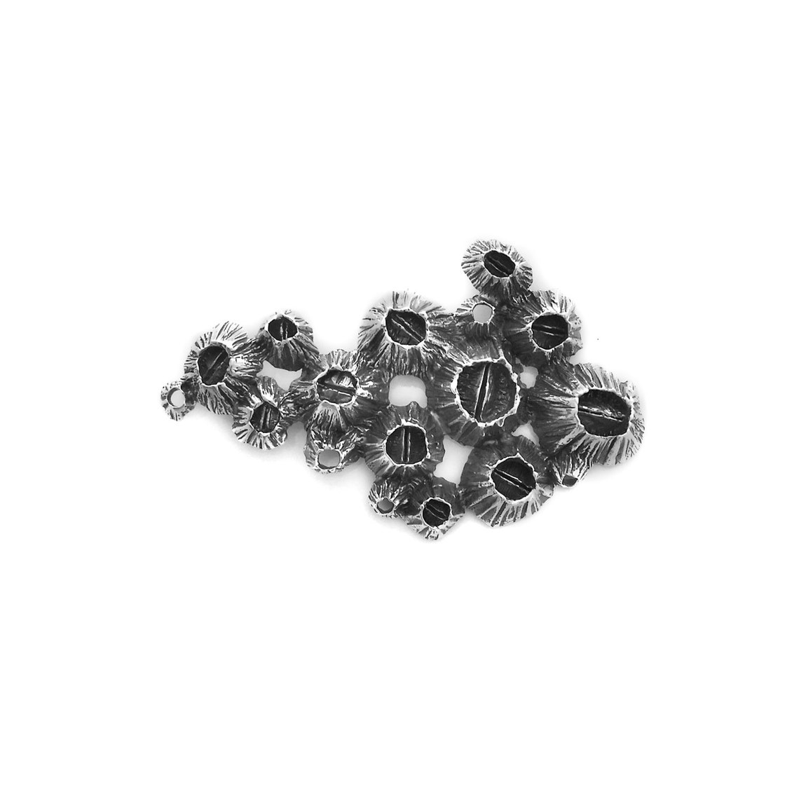 Barnacle Brooch - Sterling Silver - Hand Crafted - Etsy