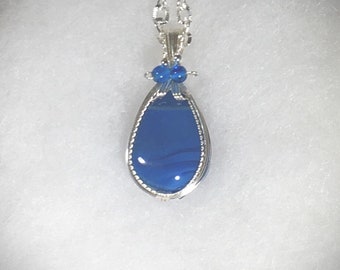 Blue Onyx Jewelry | Etsy