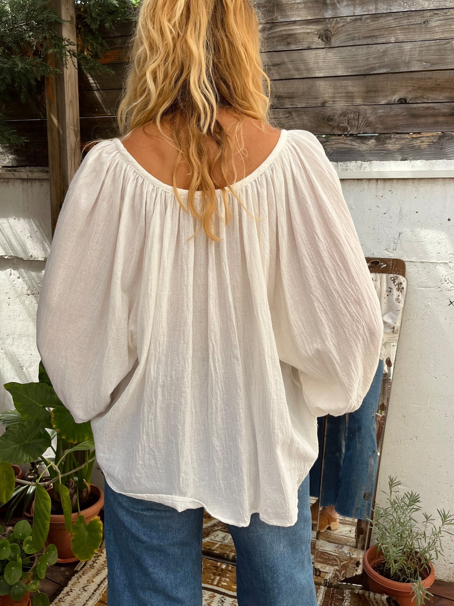 LUNA Blouse/custom Made Blouse/bohemian Blouse/gauzy Blouse/cotton ...