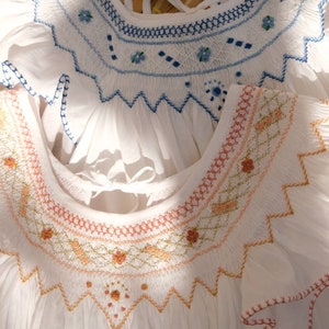 MADAGASCAR Dresshand Embroideredsmocked Dressalternative - Etsy