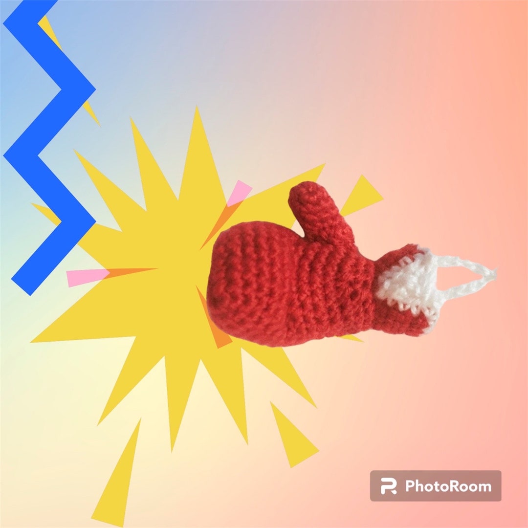 Crochet Pattern Boxing Gloves Key Ring Amigurumi Instant Download ...