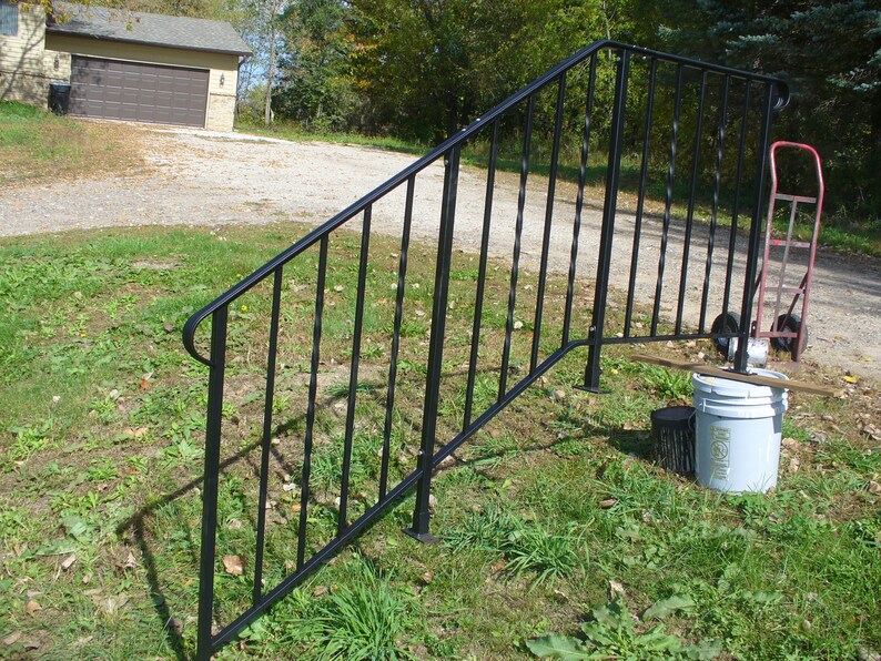 Railing for Steps With 4 Step or 5 Steps and 2 Ft to 4 Ft. - Etsy