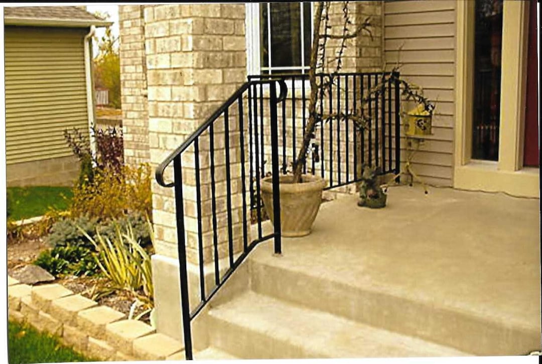 Railing for 2 Step and a Top Step. the Railing Only Go's 7 " on the Top ...