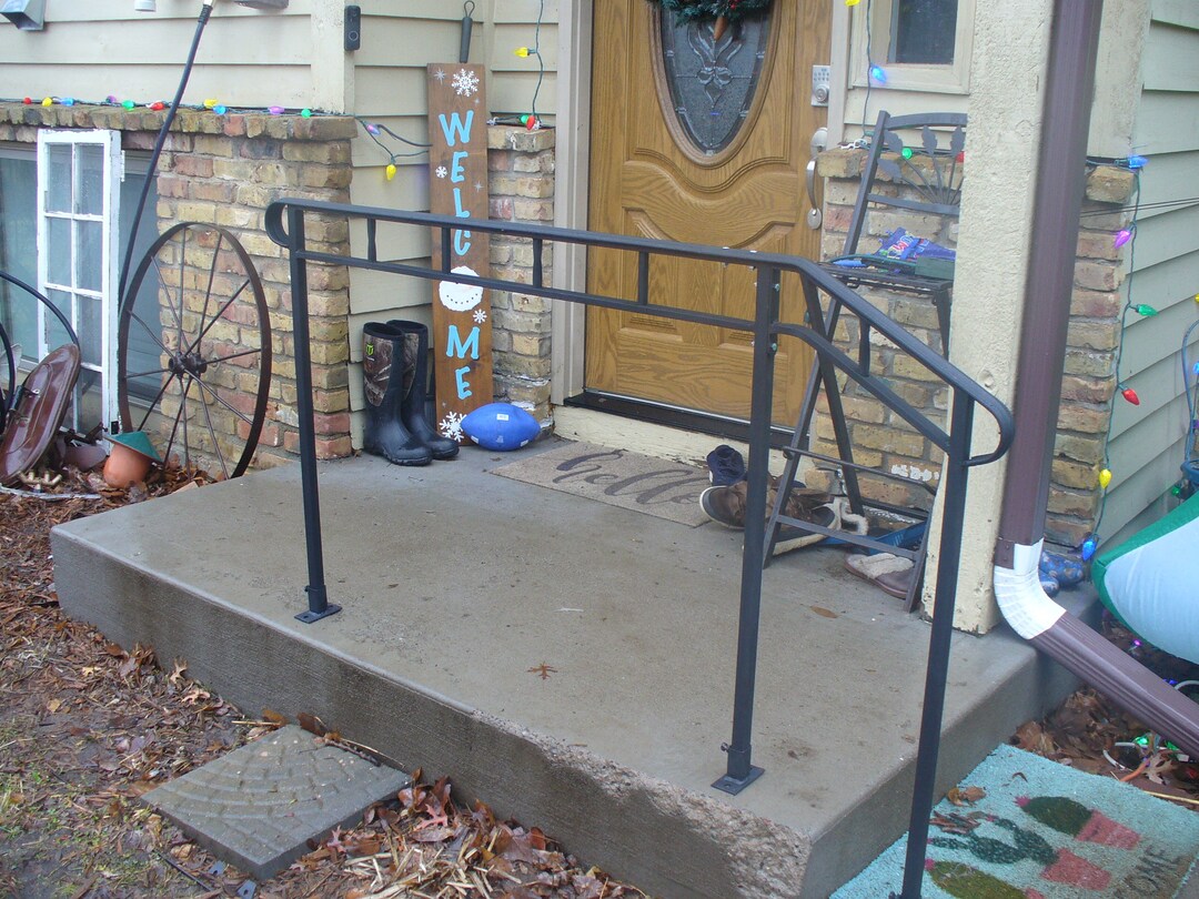 Railing for Steps, With 1 or a 2 Step and a 2 Ft to 4 Ft. Landing ...