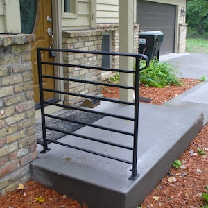 Horizontal Straight Railing [ One Side per Order ] 2' to 4' Landing - Etsy