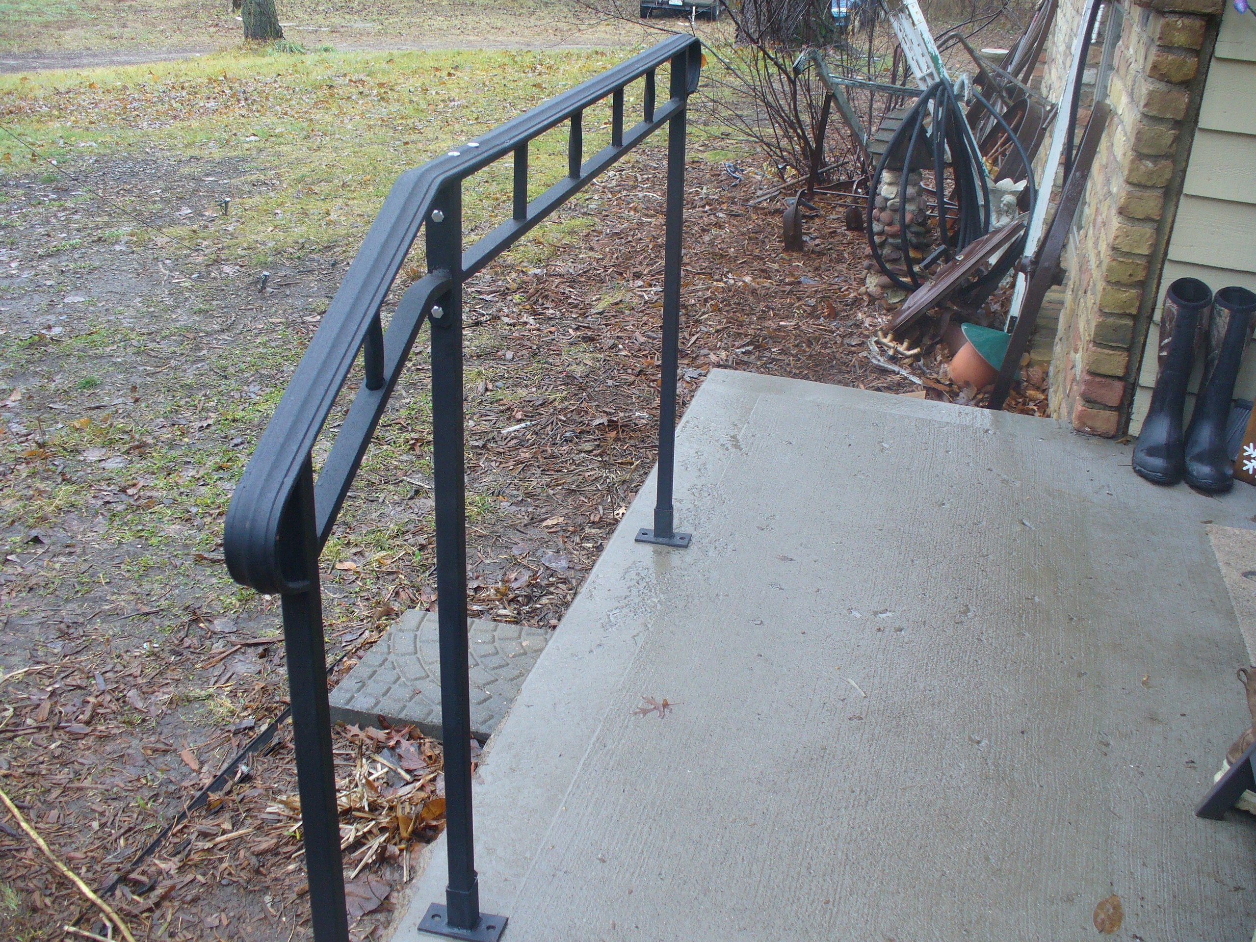 Railing for Steps, With 1 or a 2 Step and a 2 Ft to 4 Ft. Landing ...