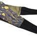 Purple Gold and Olive Silk Reversible Stretch Obi Belt - Etsy