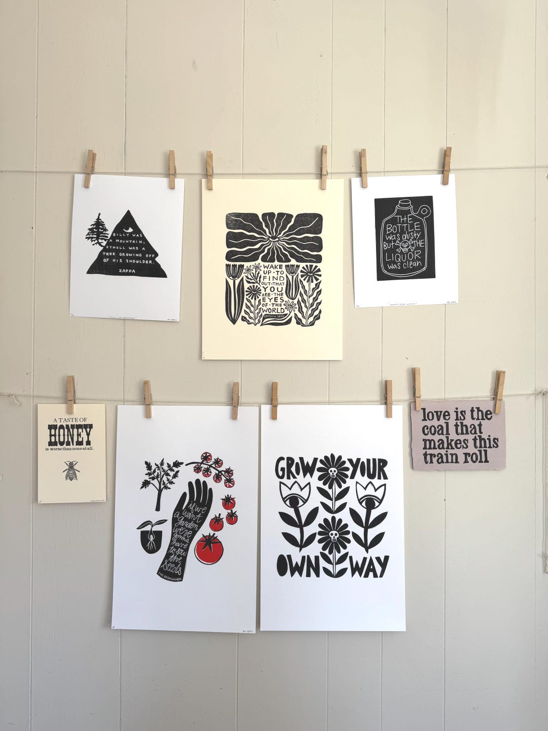 Music Lovers Print Bundle - Block Print Seconds, Artist Proofs ...