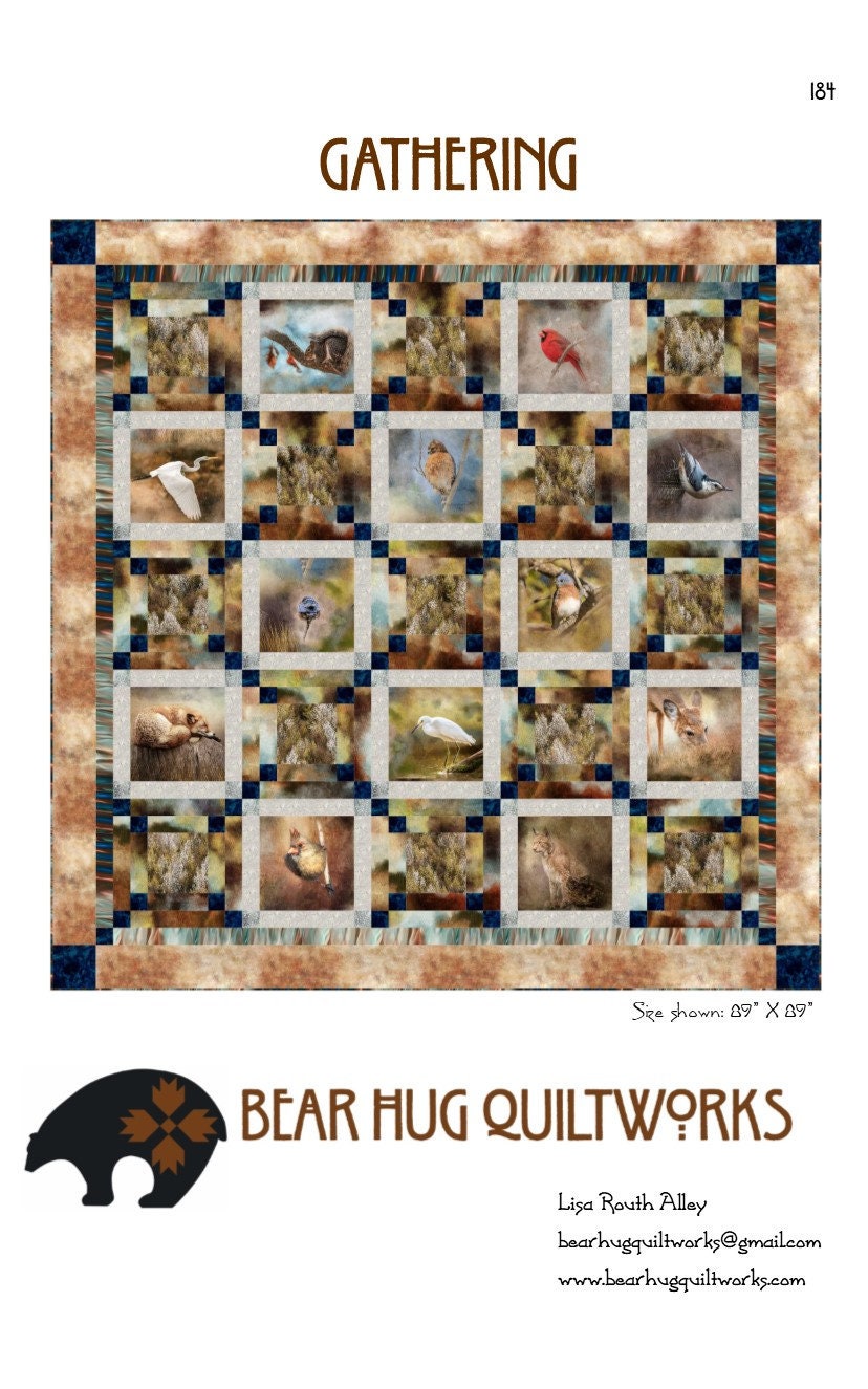 Gathering Quilt Pattern - Etsy