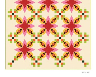 Cactus Flower - Quilt Pattern by Jackie Robinson - Etsy