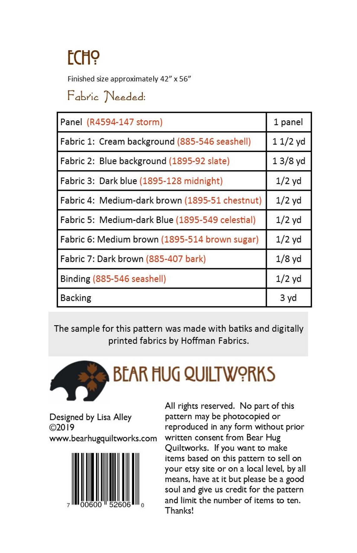 Echo Quilt Pattern - Etsy