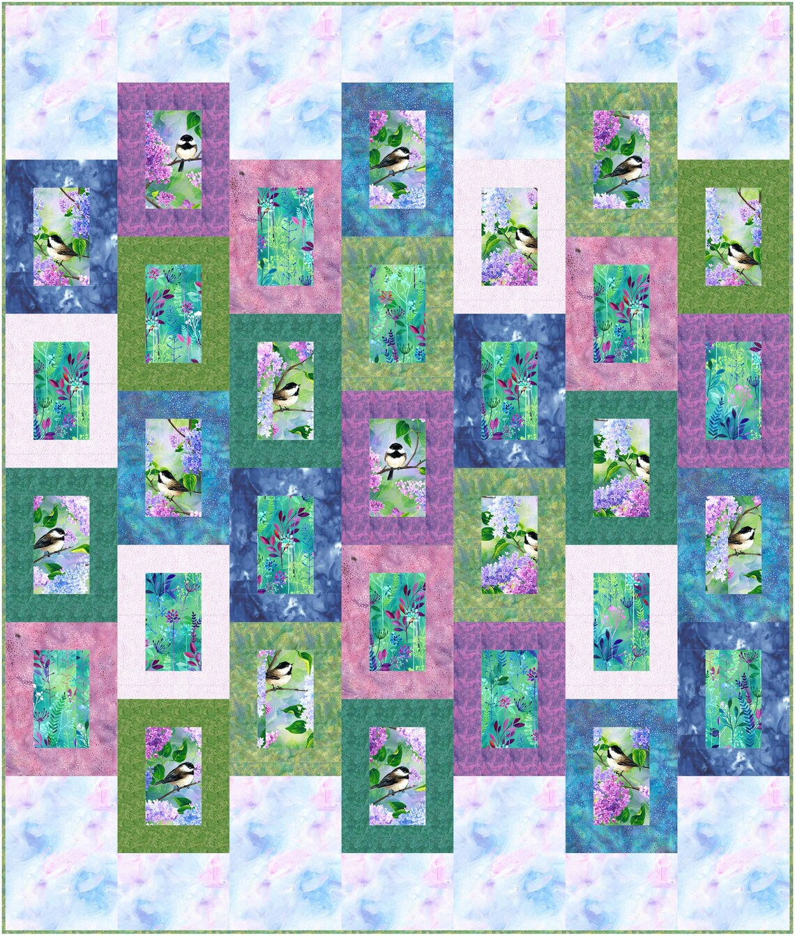 Sideways Quilt Pattern - Etsy