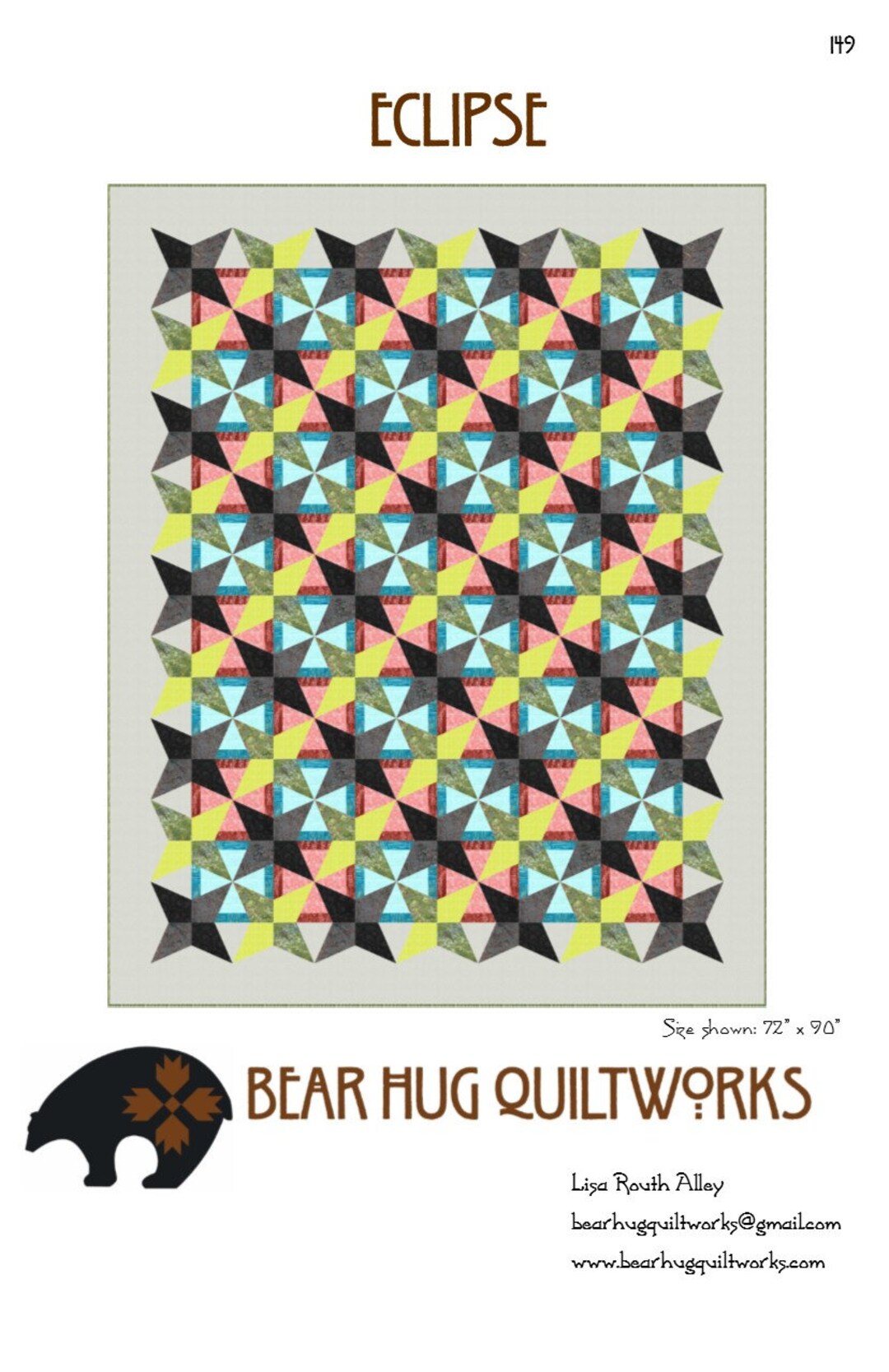 Eclipse Quilt Pattern - Etsy